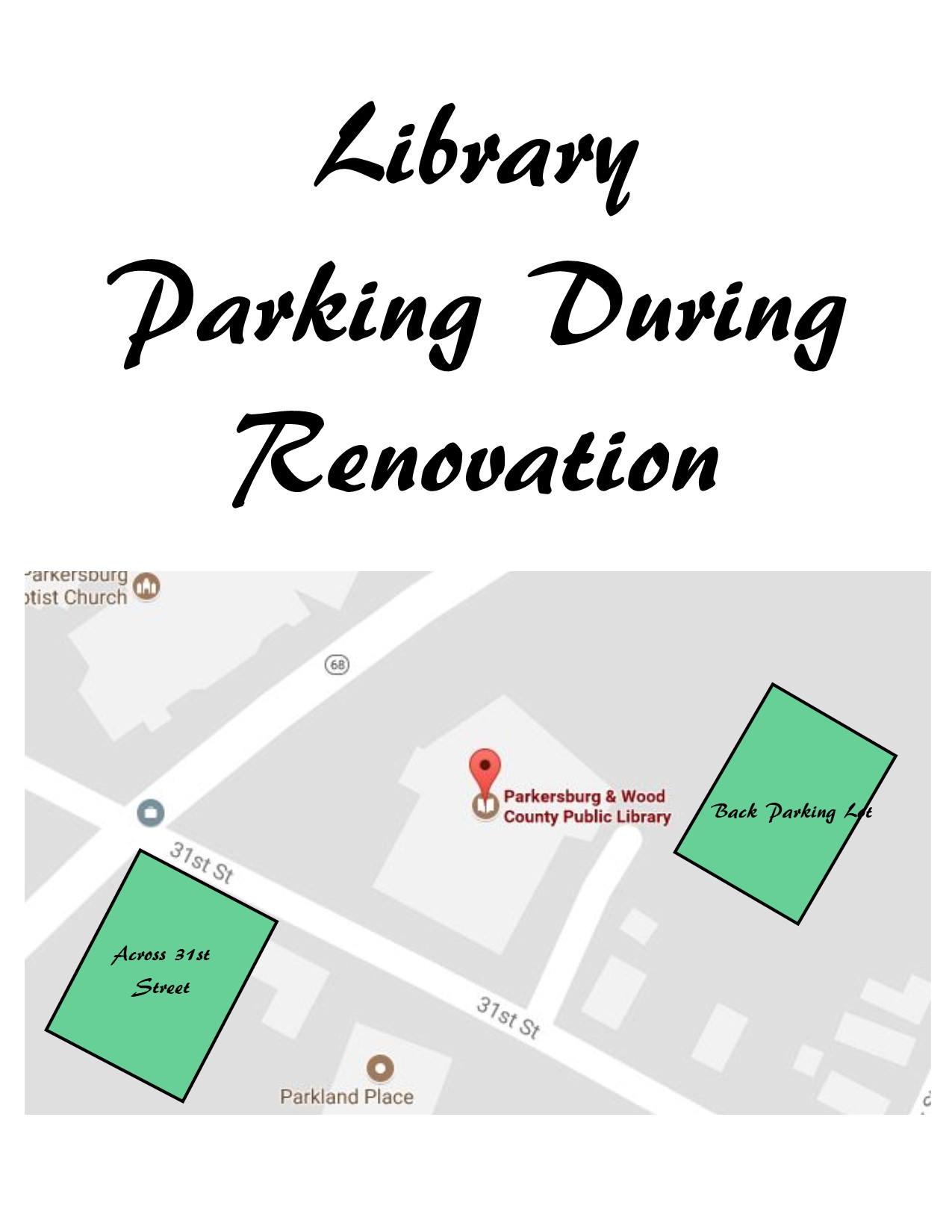 Parking – Parkersburg & Wood County Public Library