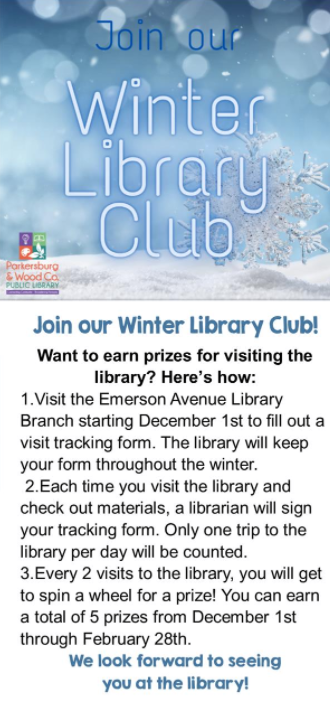 Winter Library Club – Parkersburg & Wood County Public Library