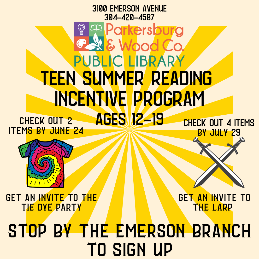 Tie Dye LARP Party Teen Emerson Summer – Parkersburg & Wood County ...