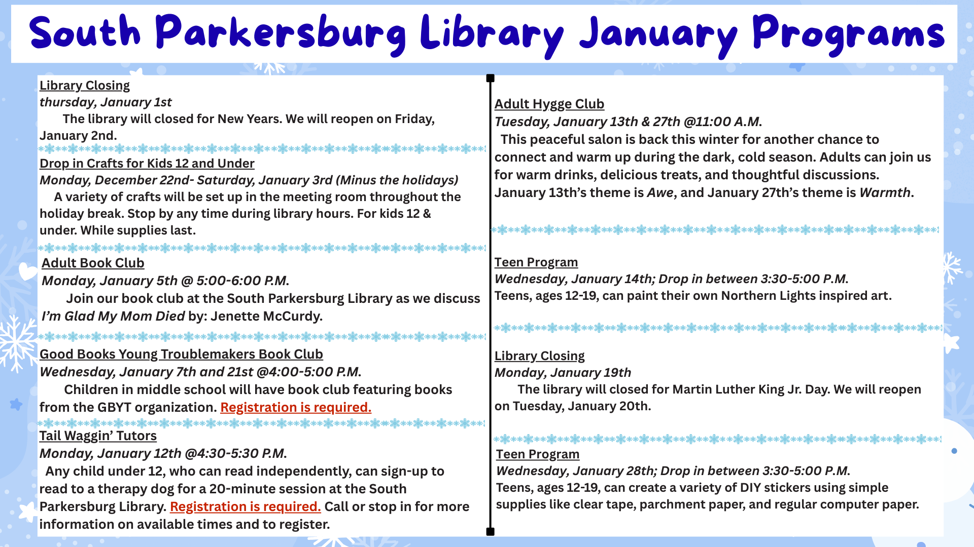 Parkersburg & Wood County Public Library – Connecting Community ...